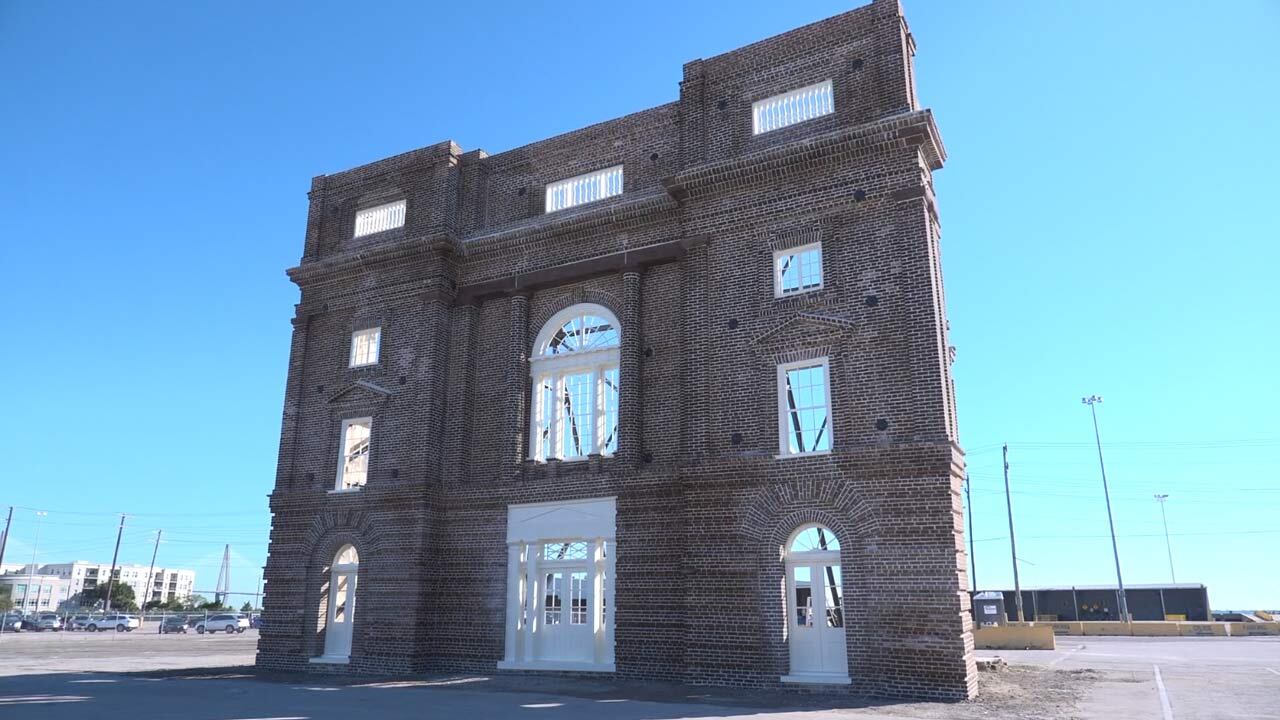 Historic rice mill facade restoration completed in downtown Charleston