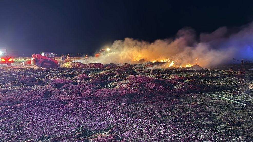 90,000 gallons of water used to put out large hay bale fire in Abilene