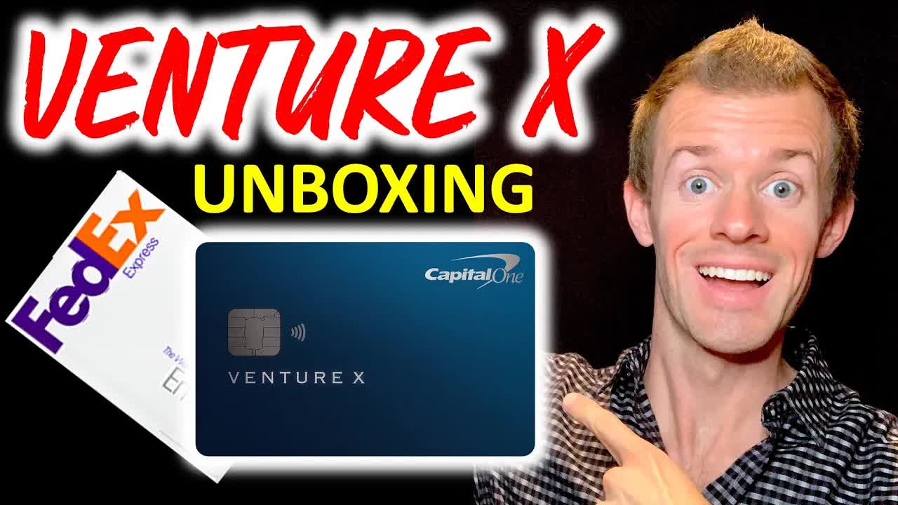 Capital One Venture X unboxing!