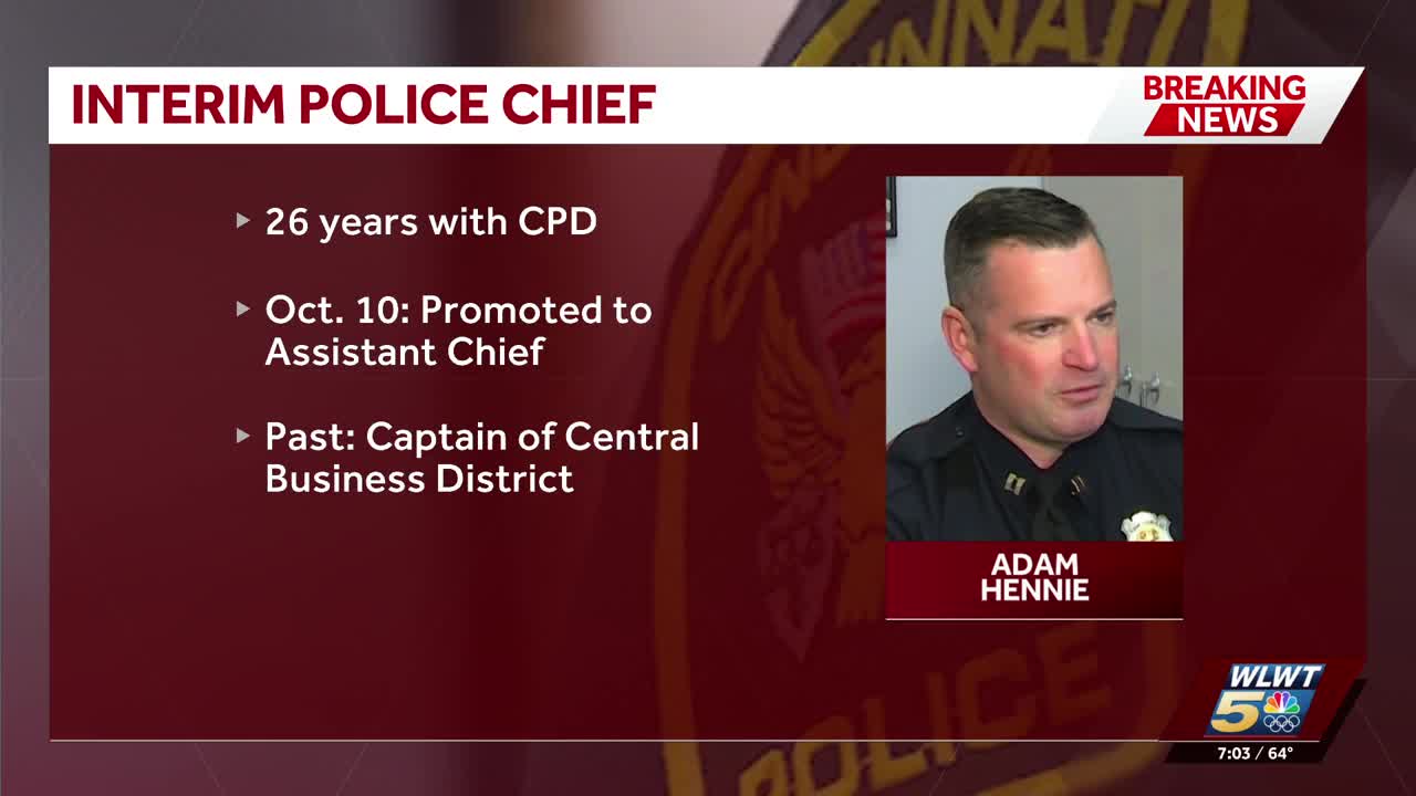 Who is Adam Hennie? Cincinnati names interim police chief amid ...