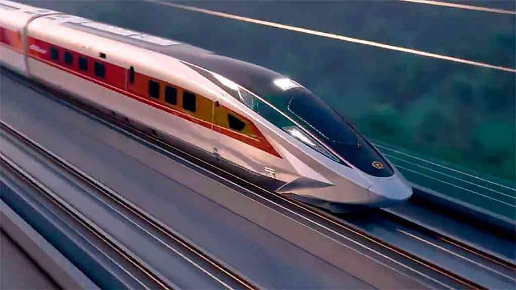Trem-bala chinês alcança seu melhor desempenho em velocidade