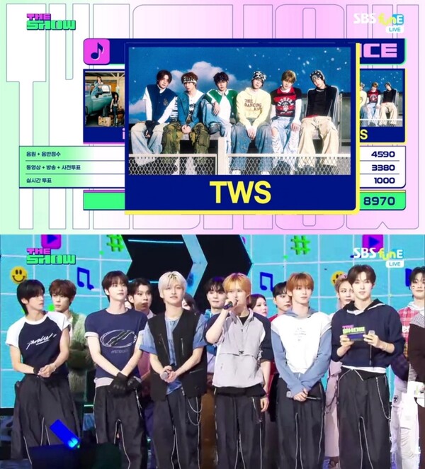 투어스(TWS), ‘OVERDRIVE’ 음방 첫 1위 “꿈에 그리던 순간”