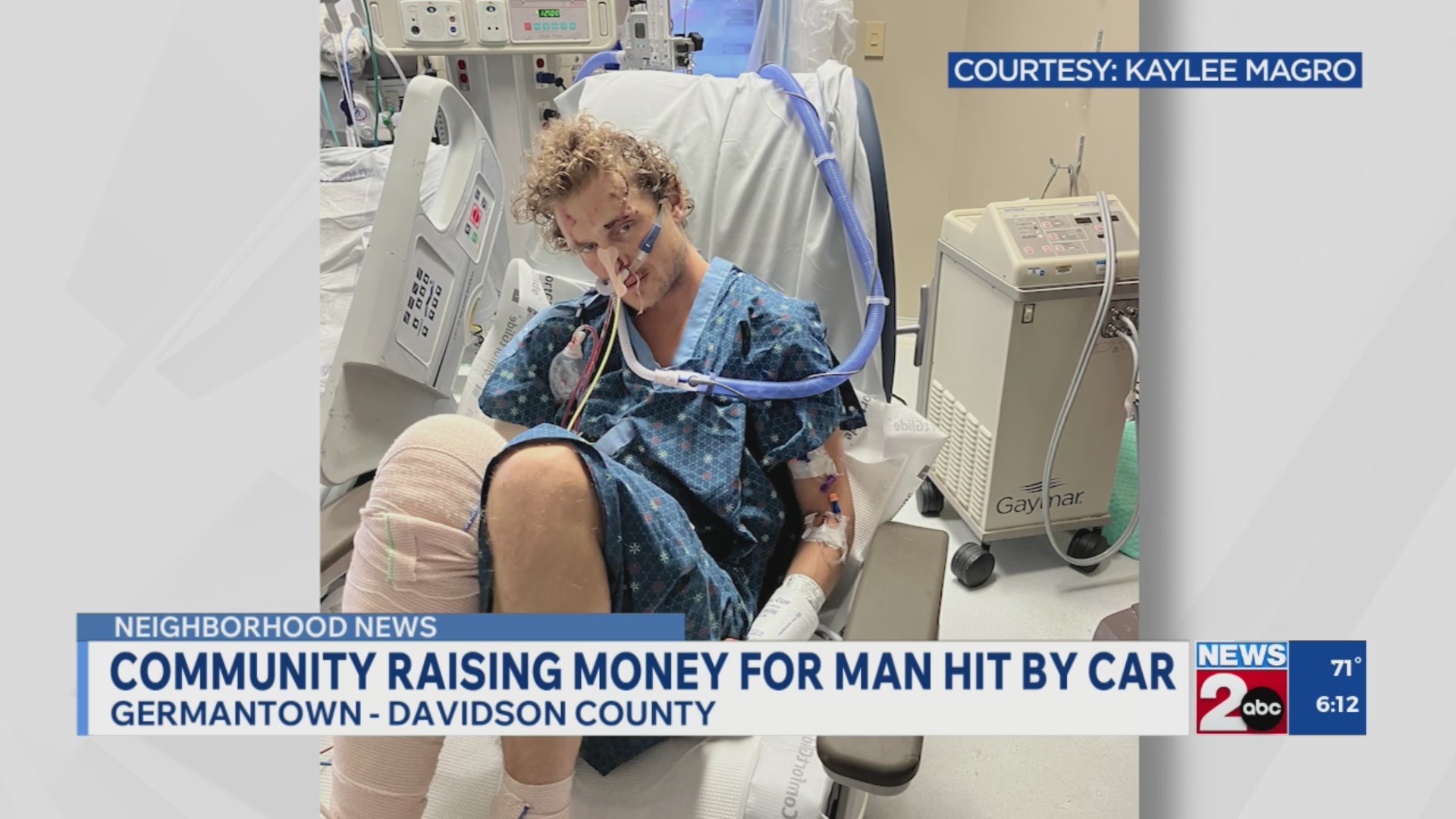Community raising money for man hit by car