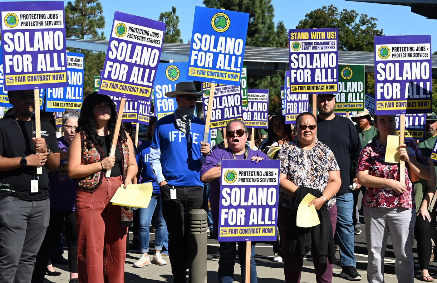 Solano County employees to walk out Tuesday