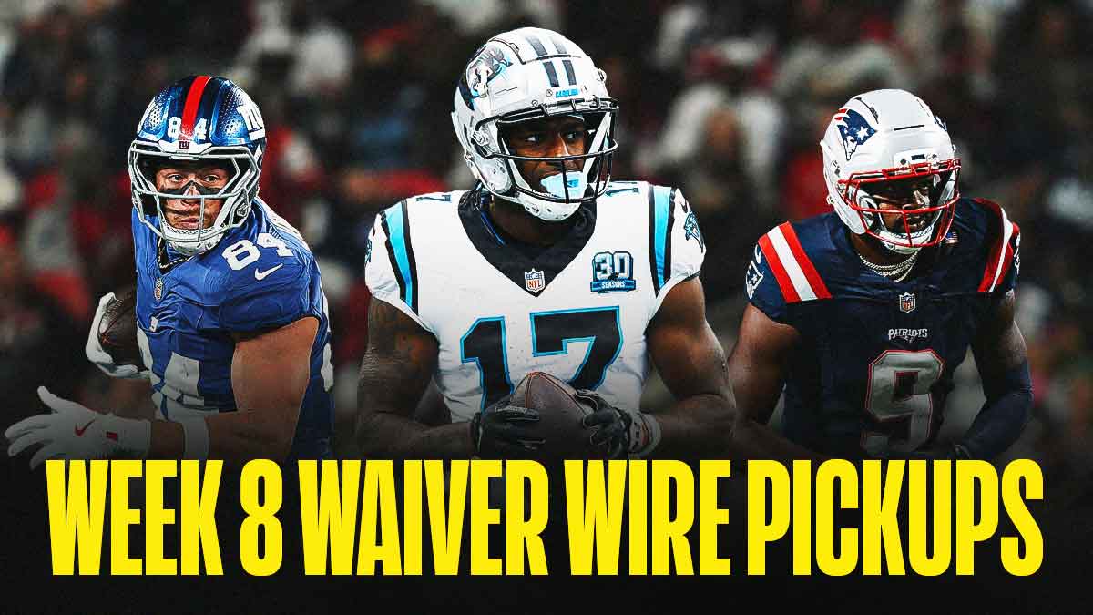Fantasy Football: Top 10 waiver wire pickups for Week 8 (2025)