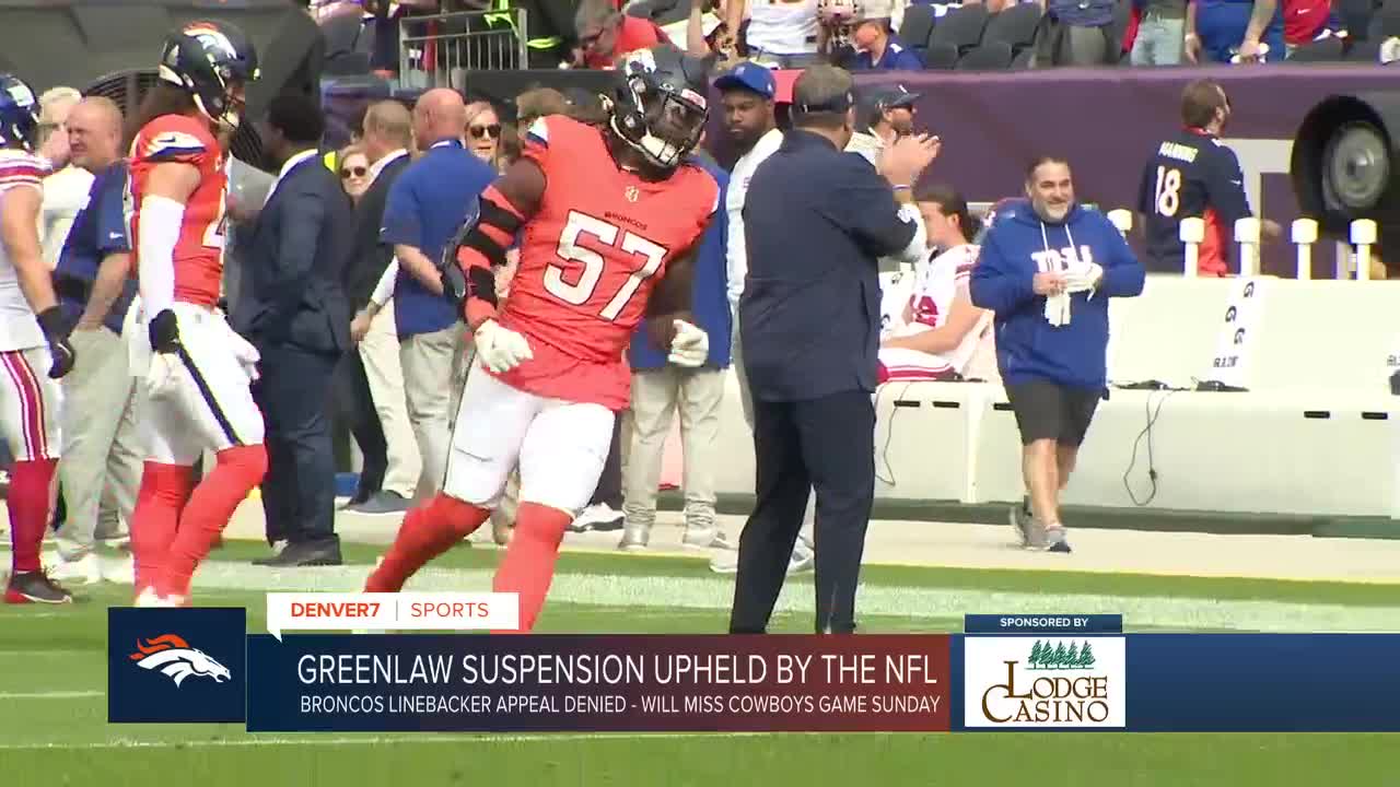 NFL upholds one-game suspension for Broncos' Dre Greenlaw