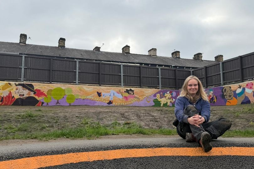 Pump track mural unveiled in Great Harwood shows 'pride and history'