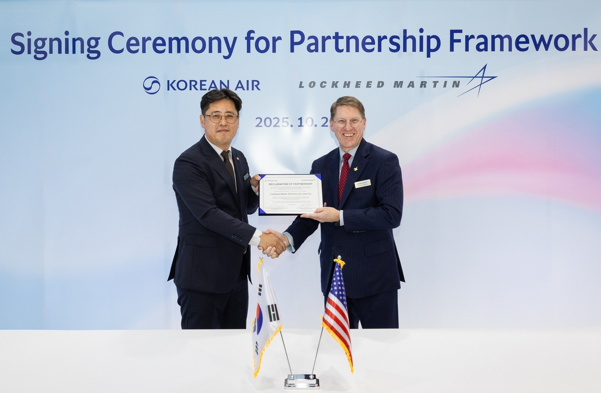 Korean Air, Lockheed Martin sign partnership framework for U.S ...