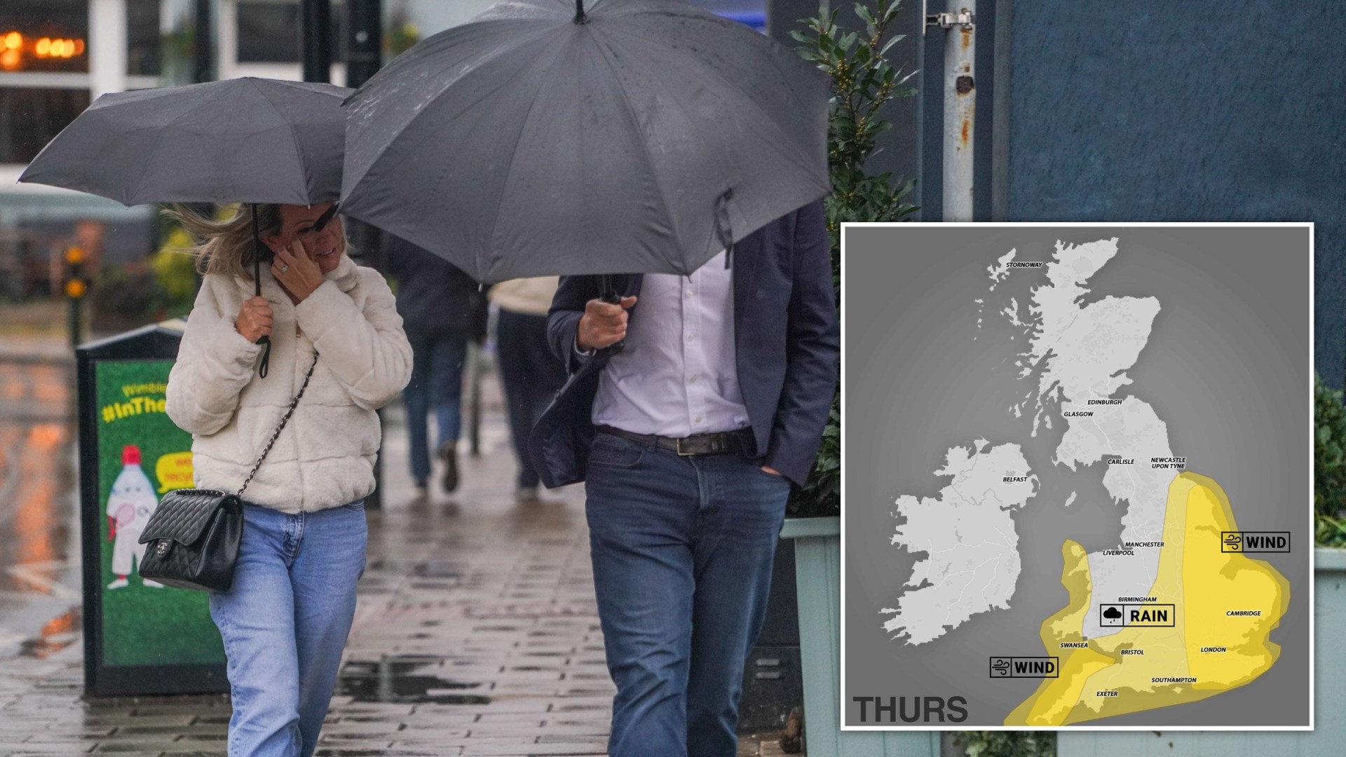 Storm Benjamin to hit UK with 75mph winds and rain