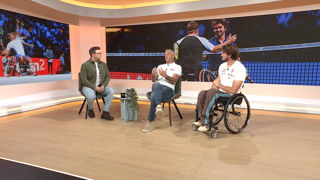 Thomas Muster & Nico Langmann im Studio-Doppel
