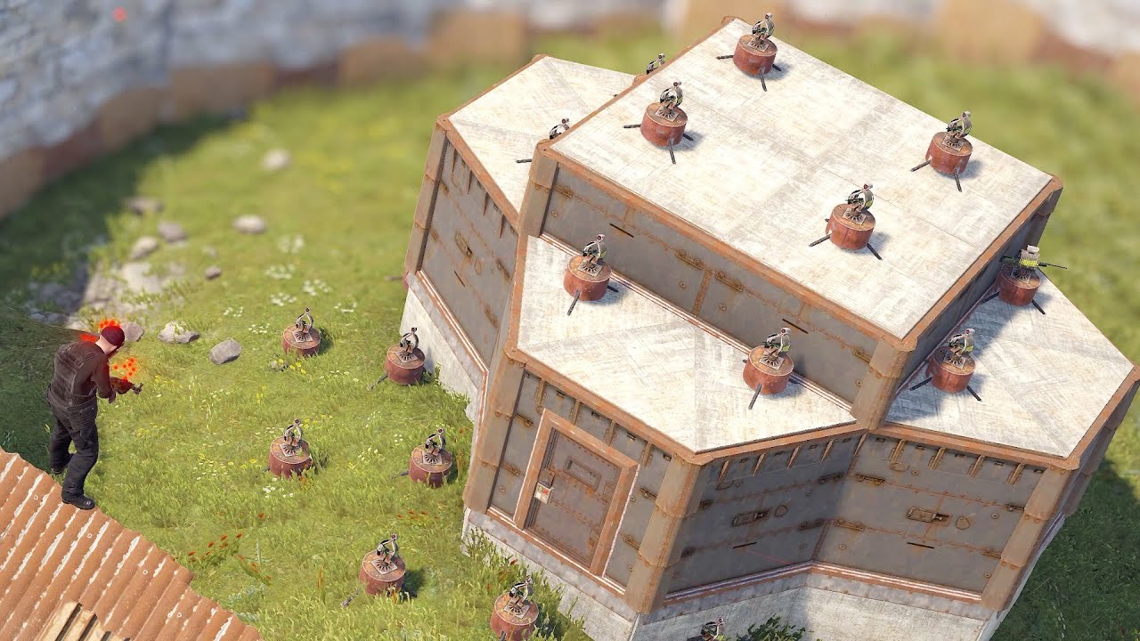 Solo Raiding a Base Protected by Nothing but Turret Spam