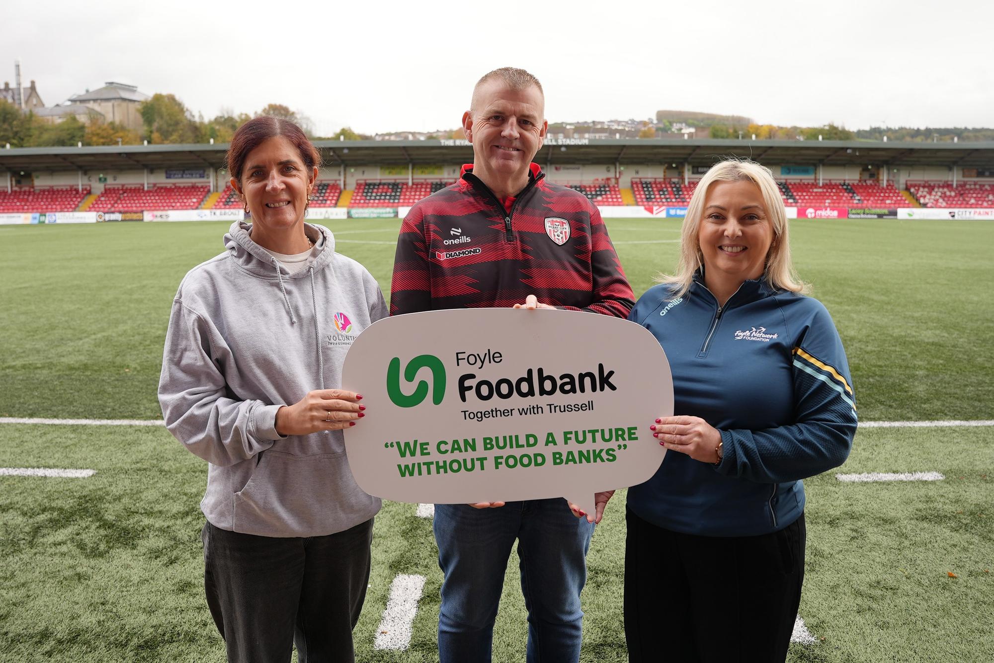 Derry City FC supporters urged to back Foyle Foodbank Christmas appeal ...