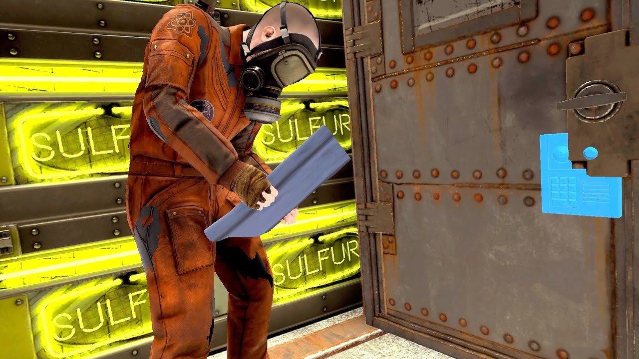 Raiding a Sulfur Storage Solo Despite Being Code-Locked