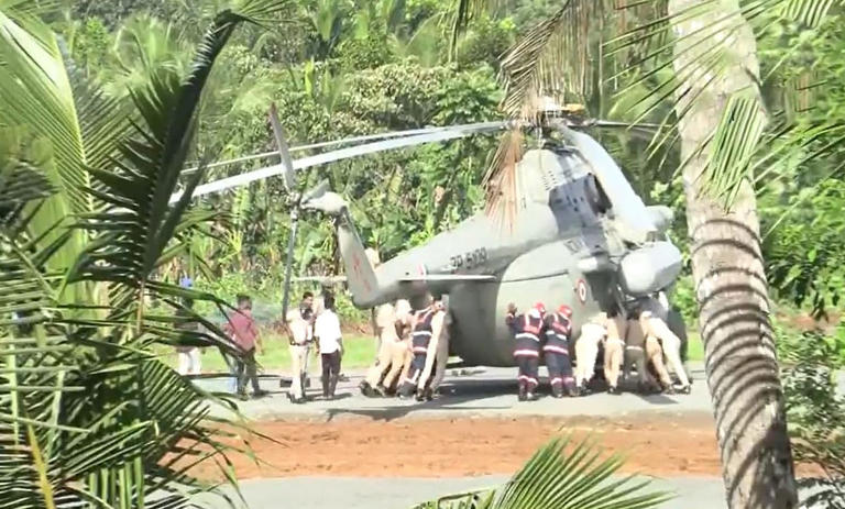 President Droupadi Murmu's chopper gets stuck in newly laid helipad in ...