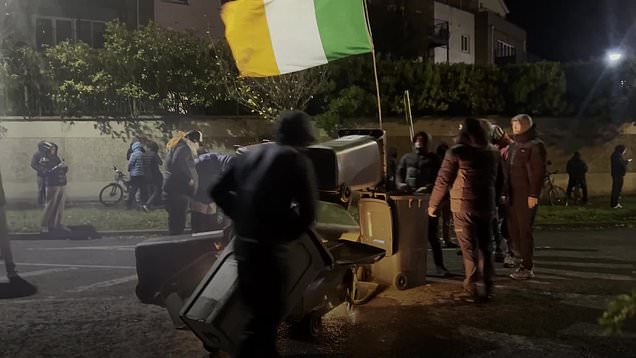 Six arrests as Irish police condemn 'mob thuggery'