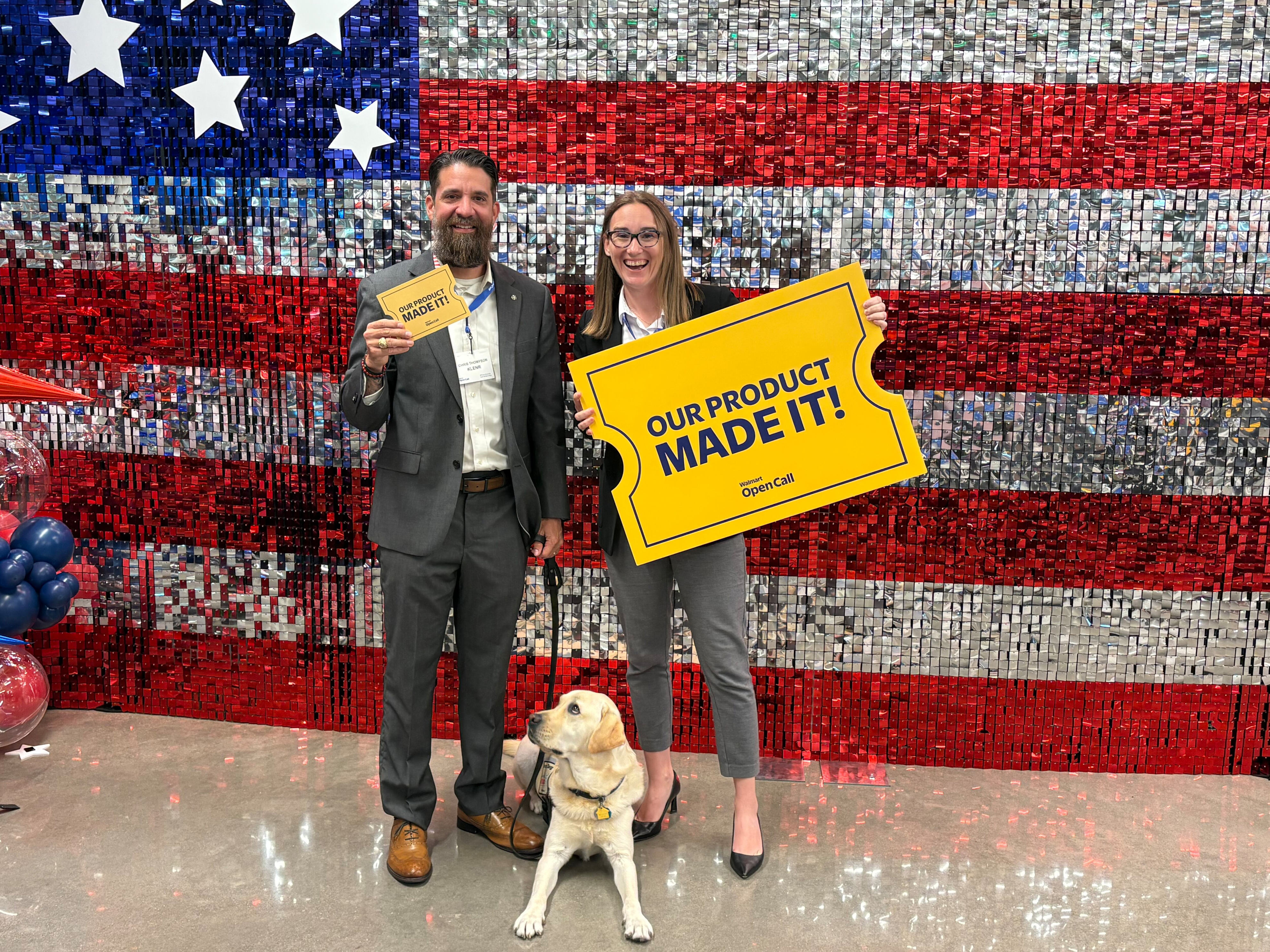 College Station Veteran owned business given Walmart Golden Ticket