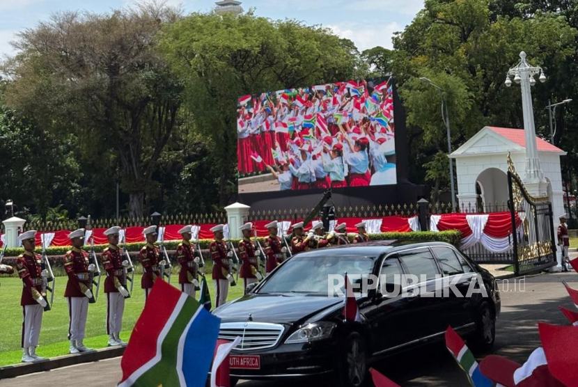 Prabowo Didampingi Sugiono, Sjafrie, Hingga Pigai Terima Presiden Afsel