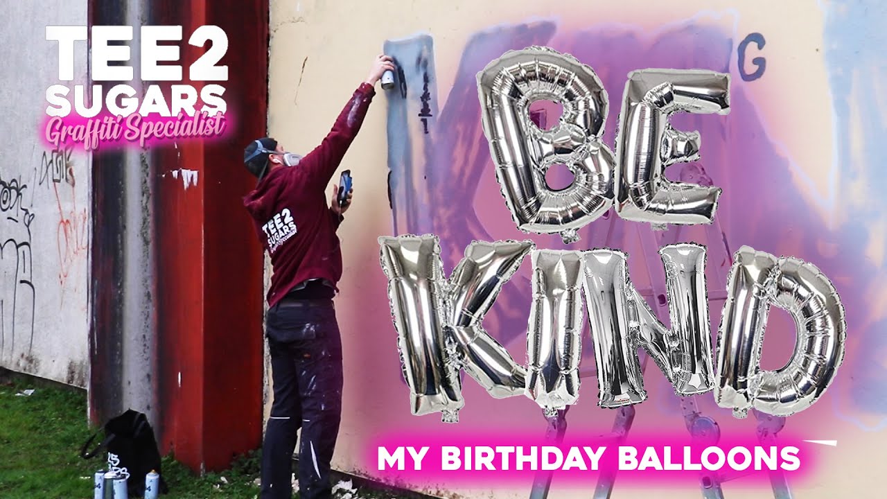 Realistic Balloon Art — “Be Kind” Birthday Project