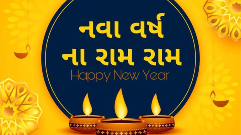 Happy New Year 2025: Gujarati Natun Varshabhinandan wishes, Bestu Varas ...