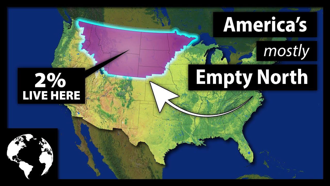 Why So Few Americans Live in the Vast Northern Region of the United States