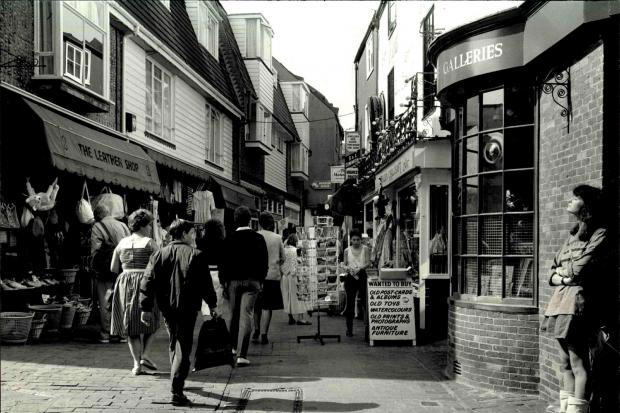 Winding through the labyrinthine streets of The Lanes over the decades