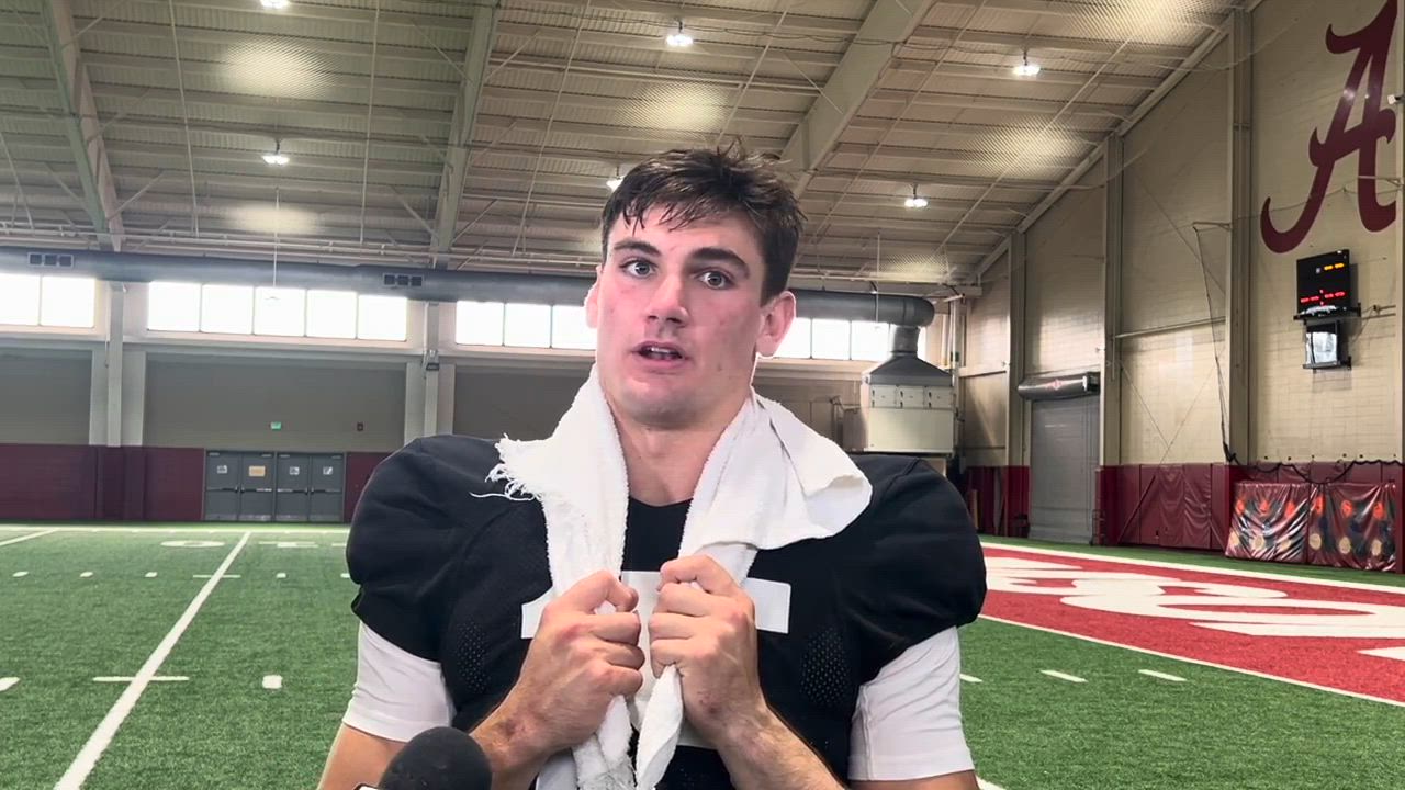 Alabama QB Ty Simpson Learning When to Throw Ball Away
