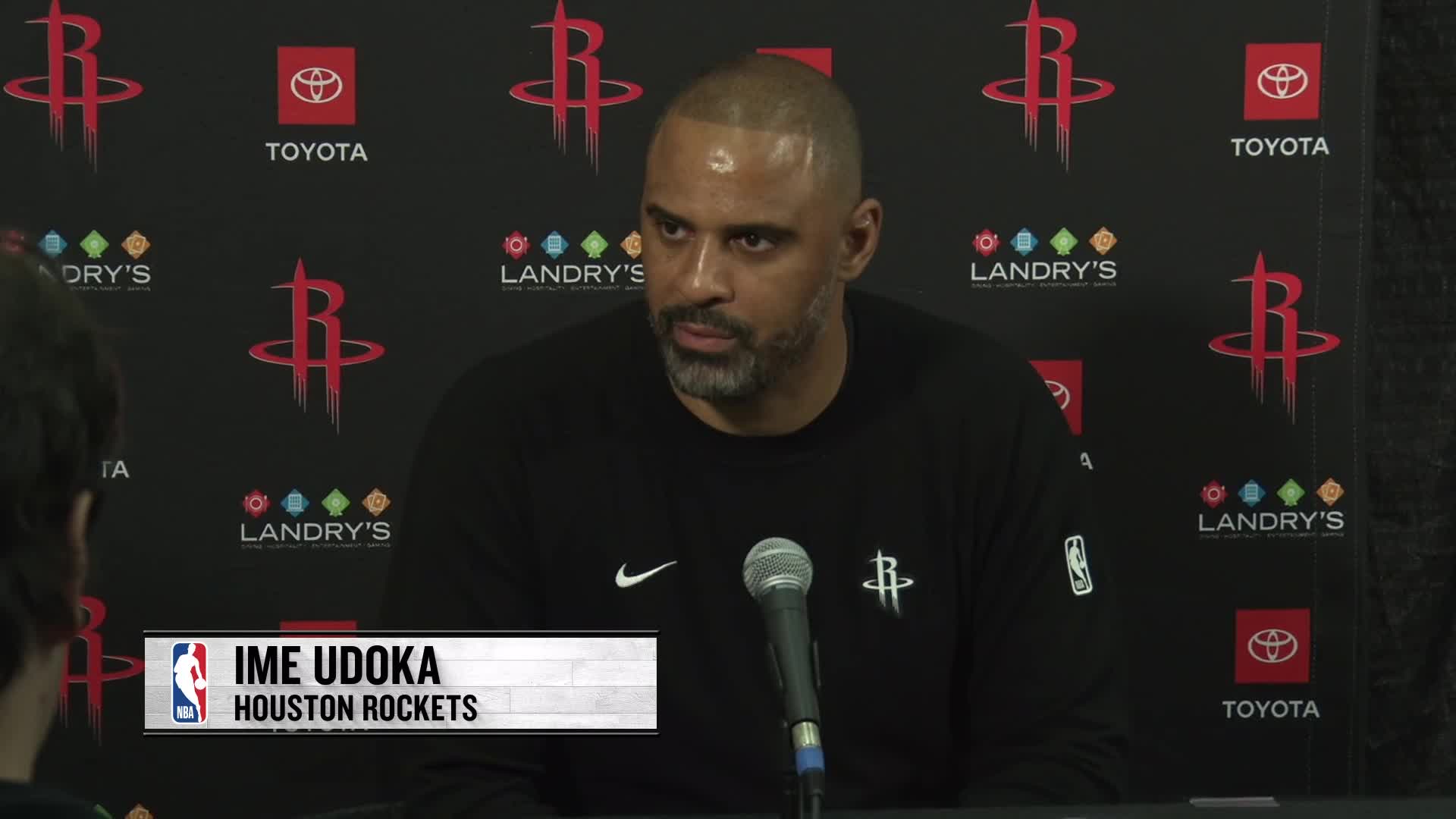 OKC 125, HOU 124: Rockets coach Ime Udoka Postgame Media Availability