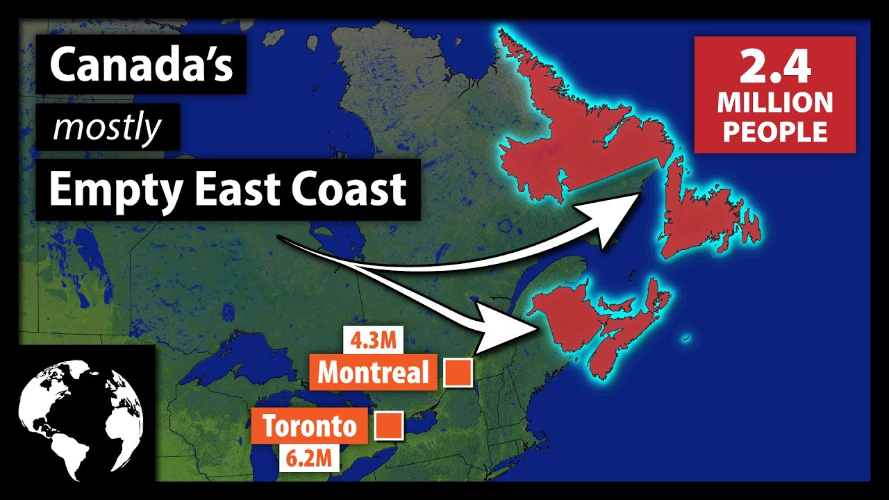 Why So Few Canadians Live on the East Coast Despite Its Vast Beauty