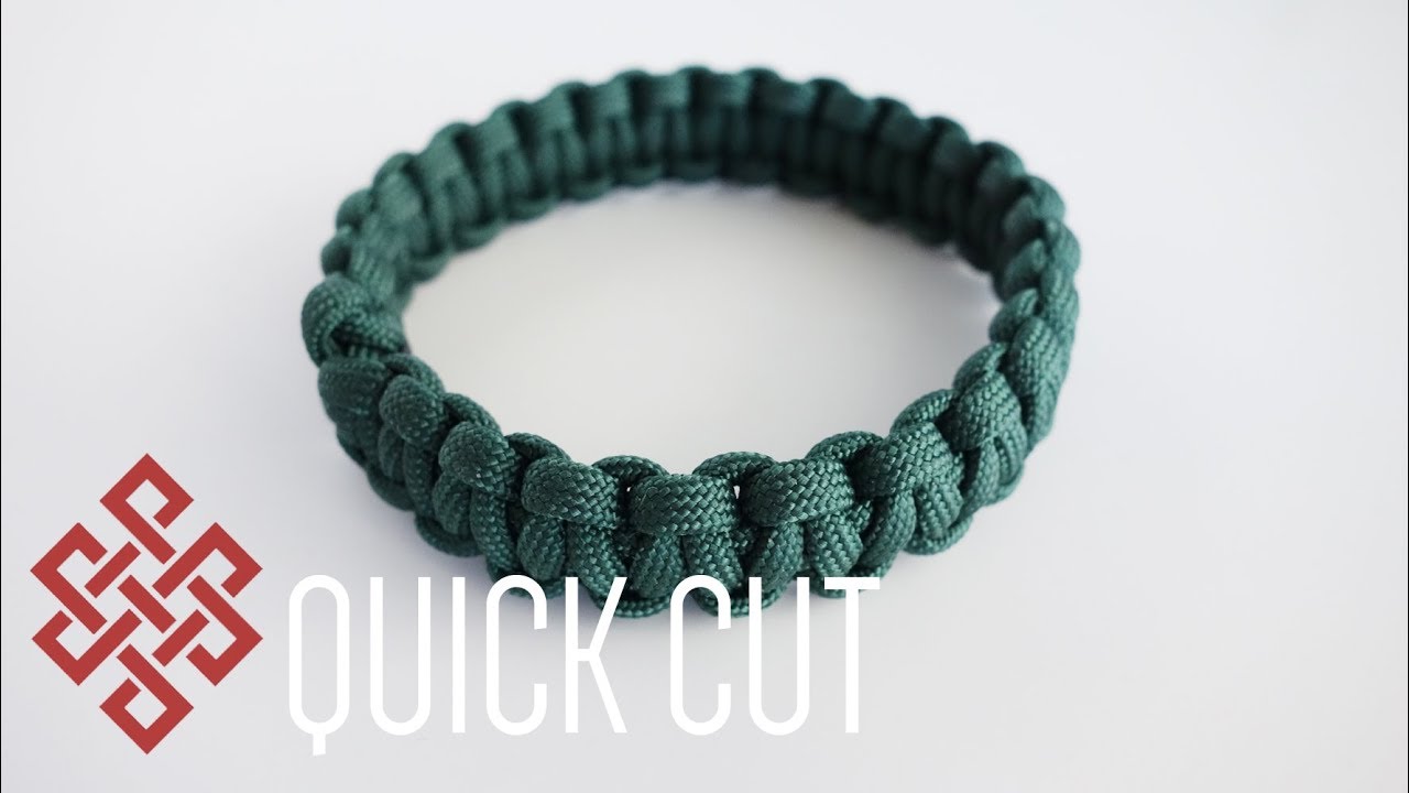 Continuous loop cobra paracord bracelet made simple | Quick tutorial