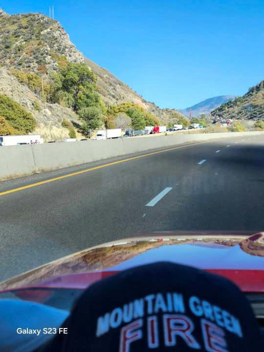 Semi-truck spill causes significant delays on I-84 in Weber Canyon