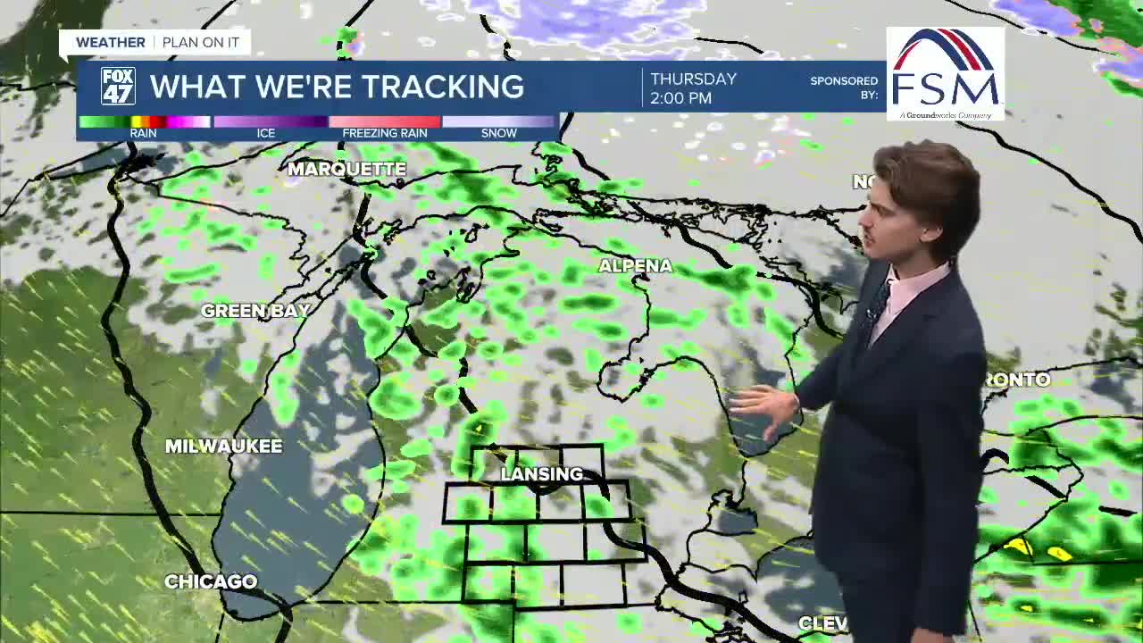 Showers continue across Michigan Wednesday with strong winds and ...