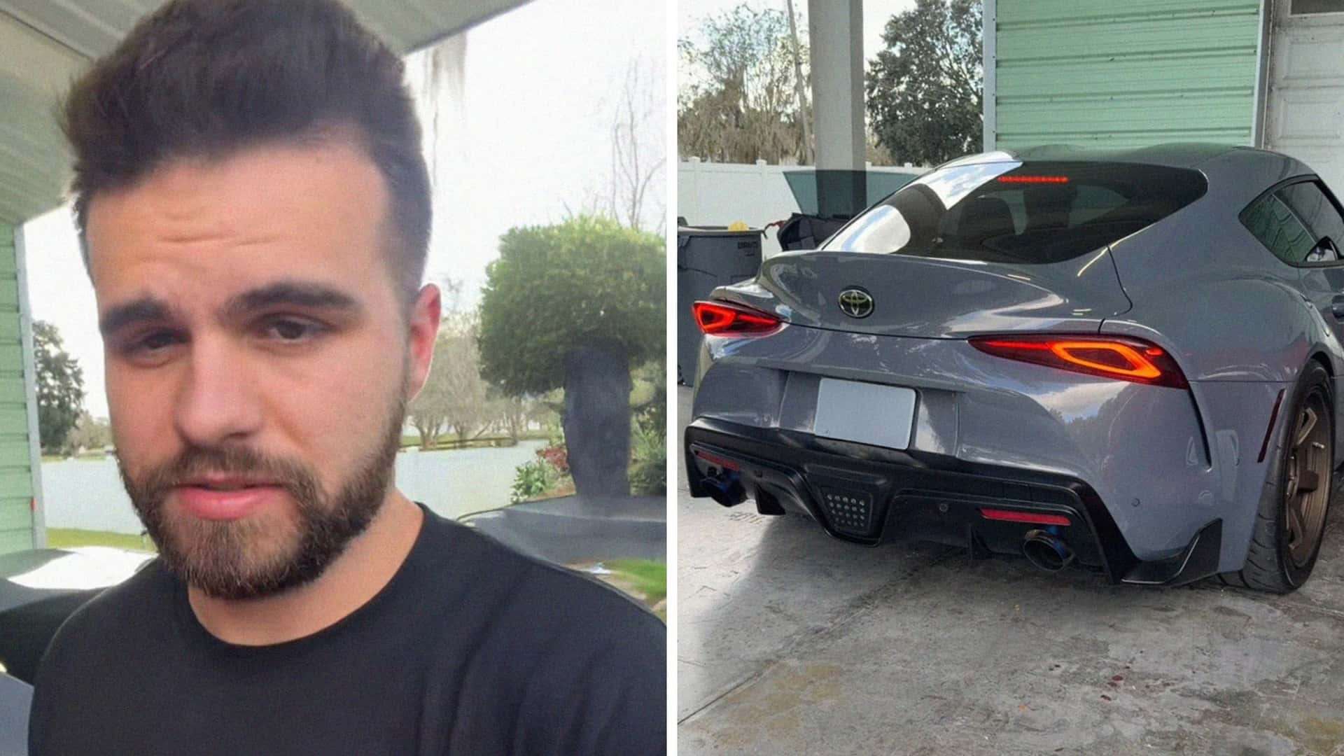 Man’s Toyota Supra Runs Out of Gas. Then He Notices Something Strange ...