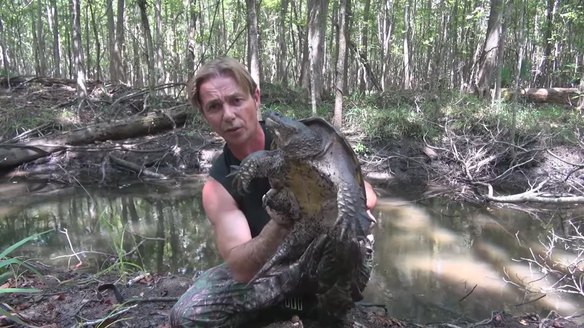 Snapping turtle fail