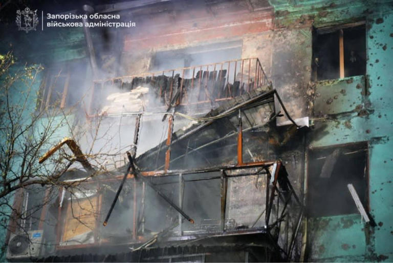 Russia massively strikes Kyiv, Zaporizhzhia, and Poltava region ...