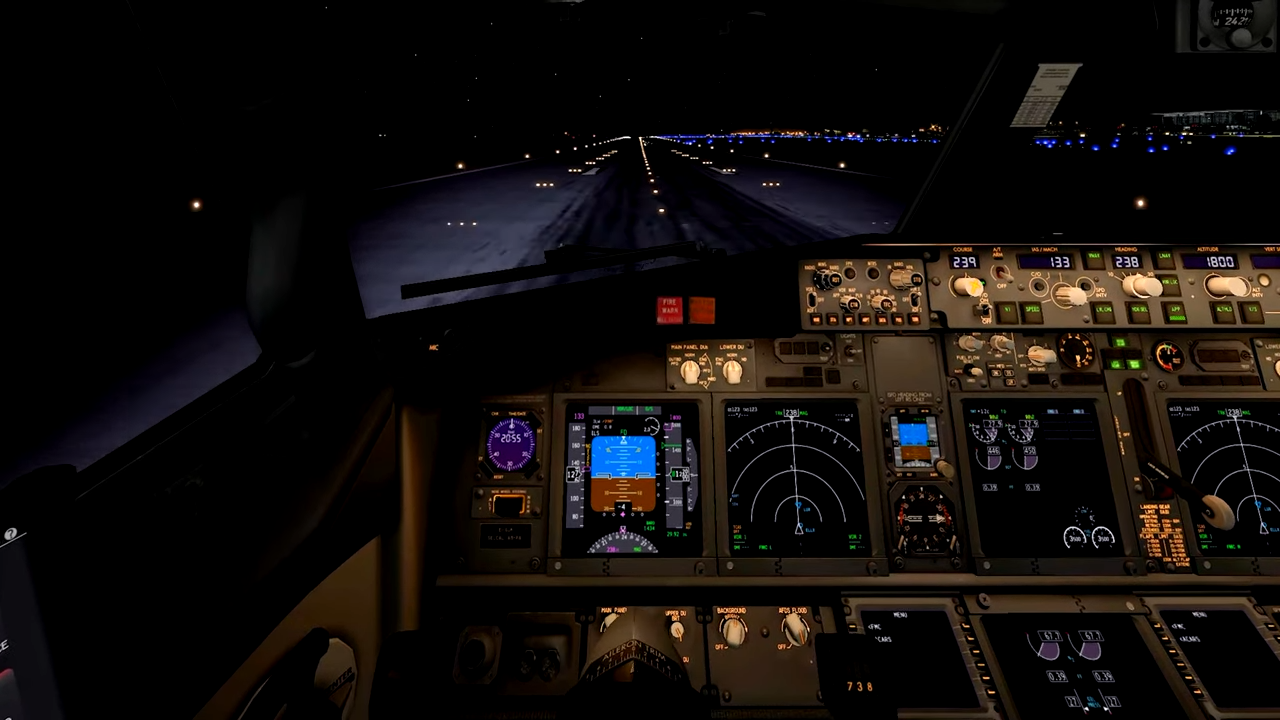 How a Virtual 737 Landing Looks From the Captain’s Seat