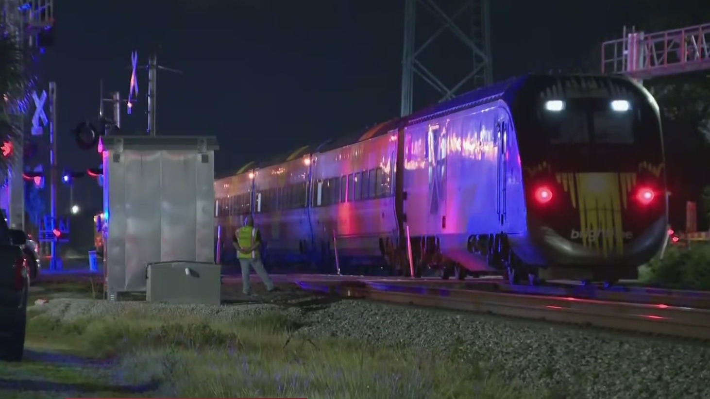 Police respond to reported incident involving Brightline train in ...