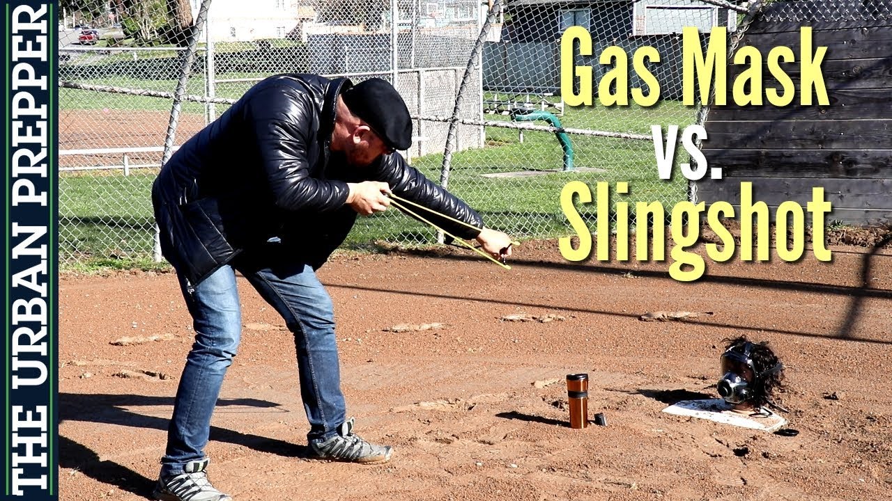Comparing the Mestel Safety SGE 400/3 gas mask vs Sling Shot