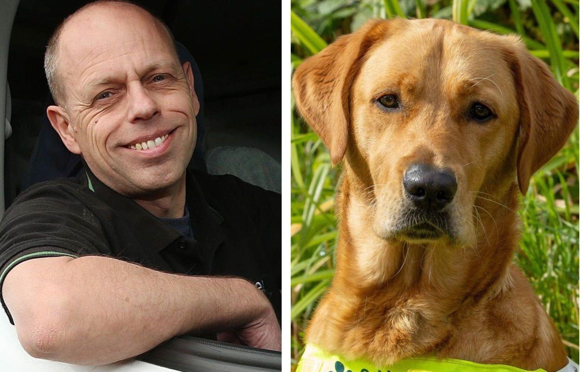 Westhoughton business owner celebrates as Guide Dogs trainee Ralph ...