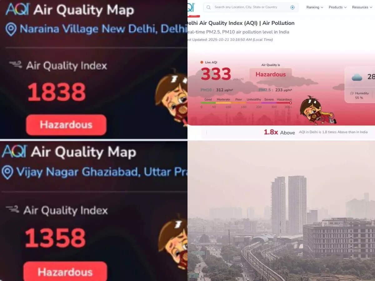 Why some apps showed Delhi’s AQI at 2,000 while the official CPCB ...