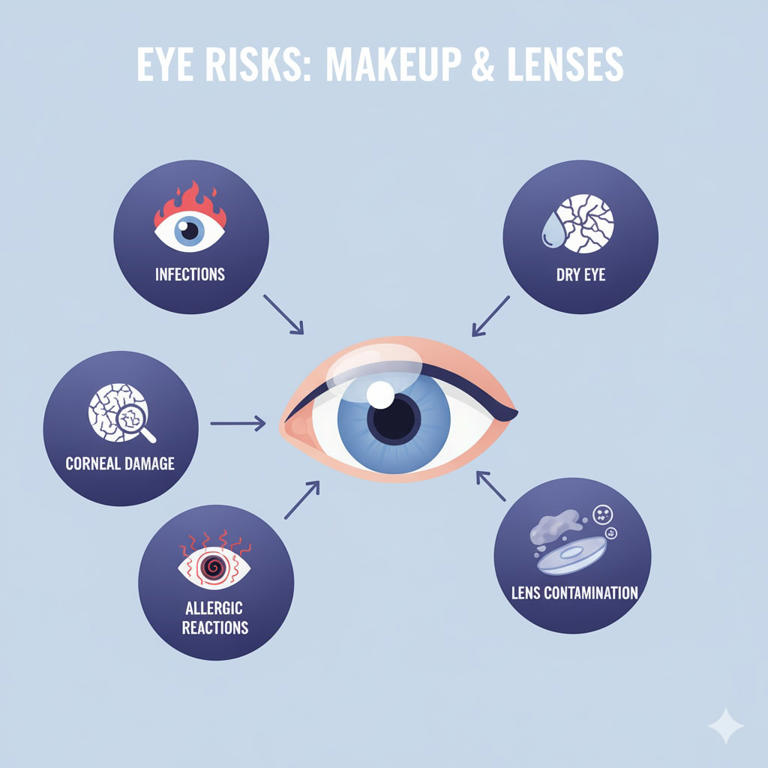 Wearing makeup and lenses daily? Beware of these common habits which ...