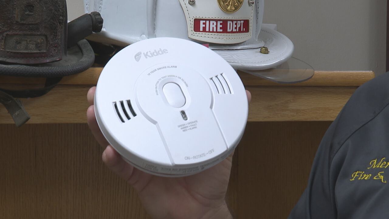 Local fire departments team up to send newborns home with smoke detectors