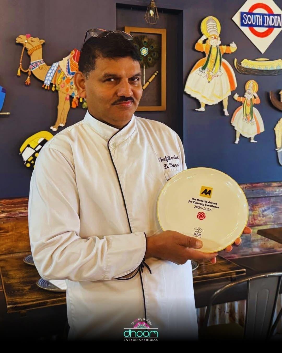 Success on a plate for Dhoom again with fourth prestigious award