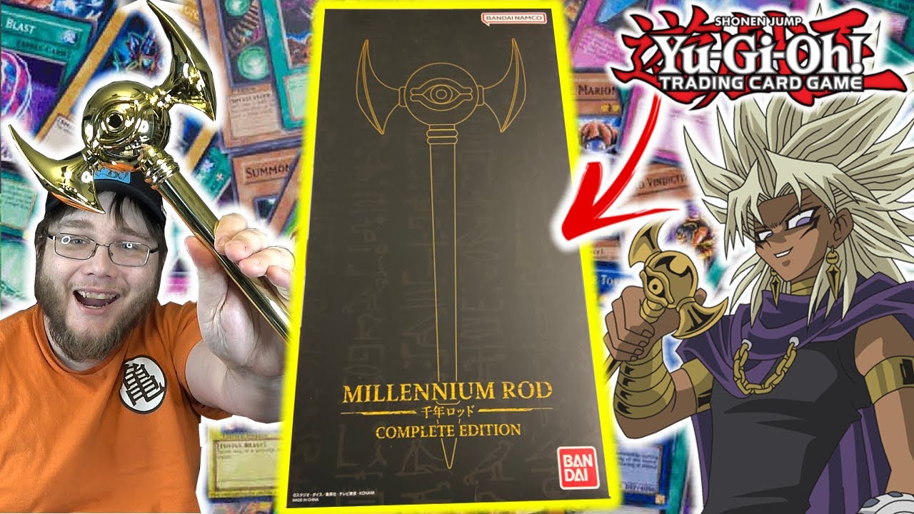 Discovering the Yu-Gi-Oh! Millennium Rod Complete Edition – Unboxing ...