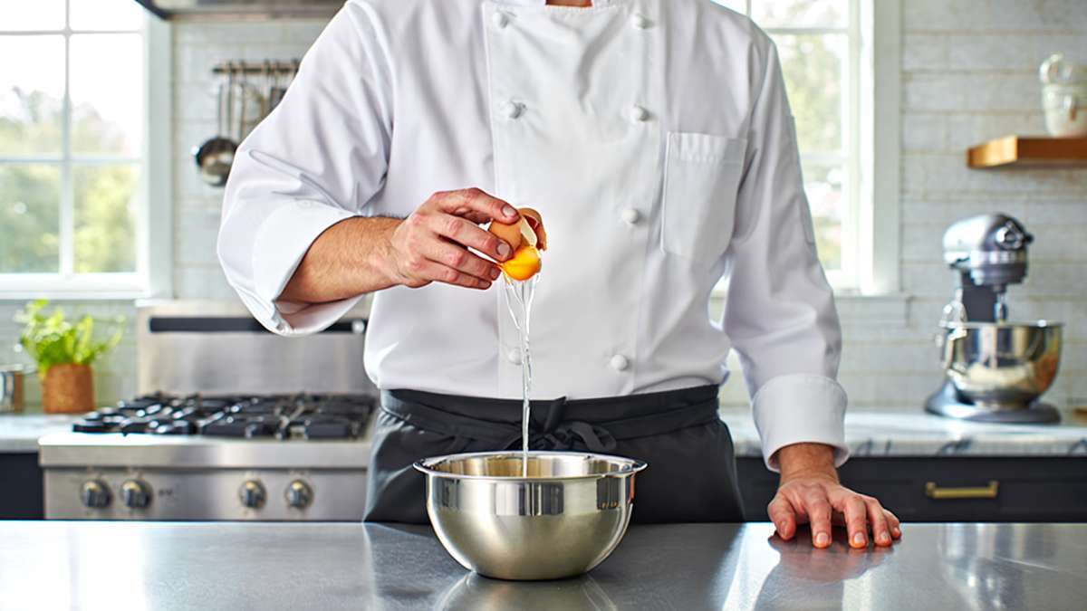 Cracking the egg with one hand: the chefs' secret that leaves no shell ...