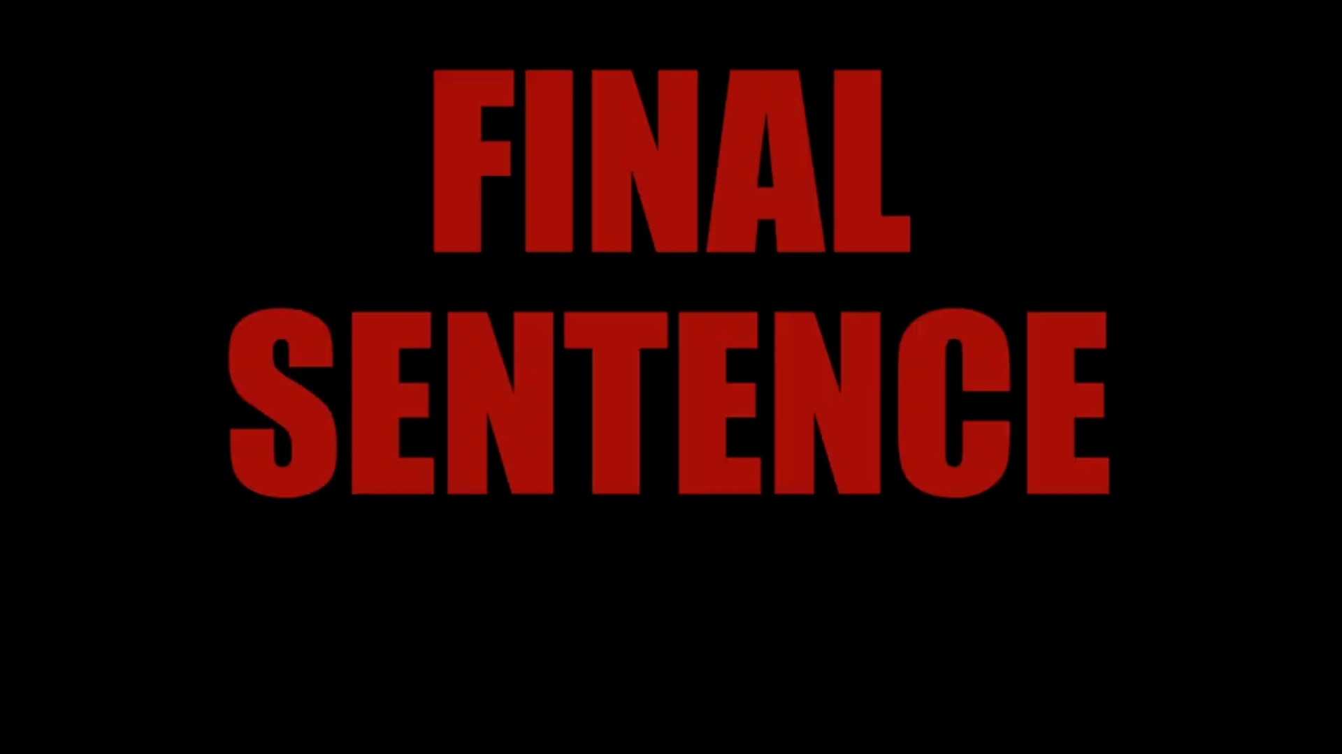 Final Sentence Official Demo Launch Trailer