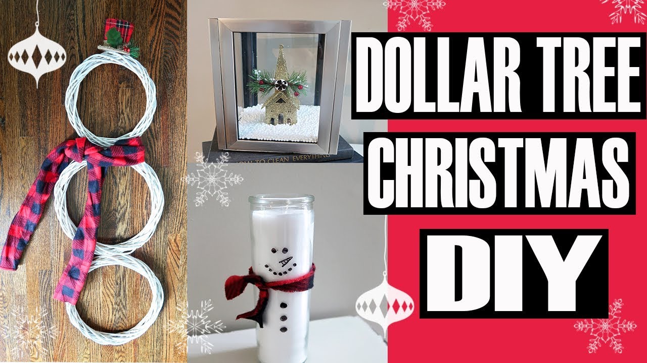 3 EASY DOLLAR TREE CHRISTMAS DIY PROJECTS