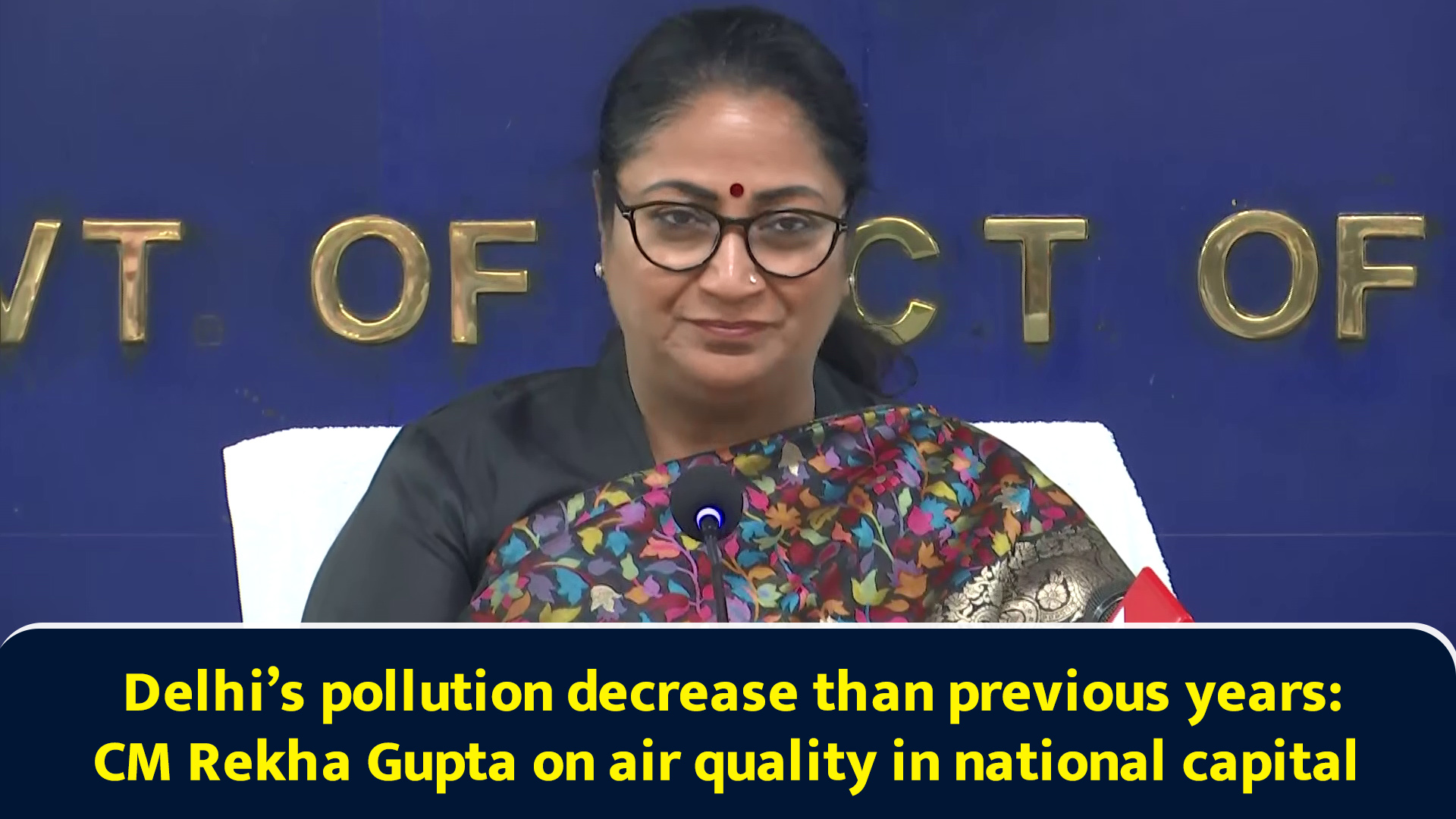 Delhi’s pollution decrease than previous years: CM Rekha Gupta on air ...