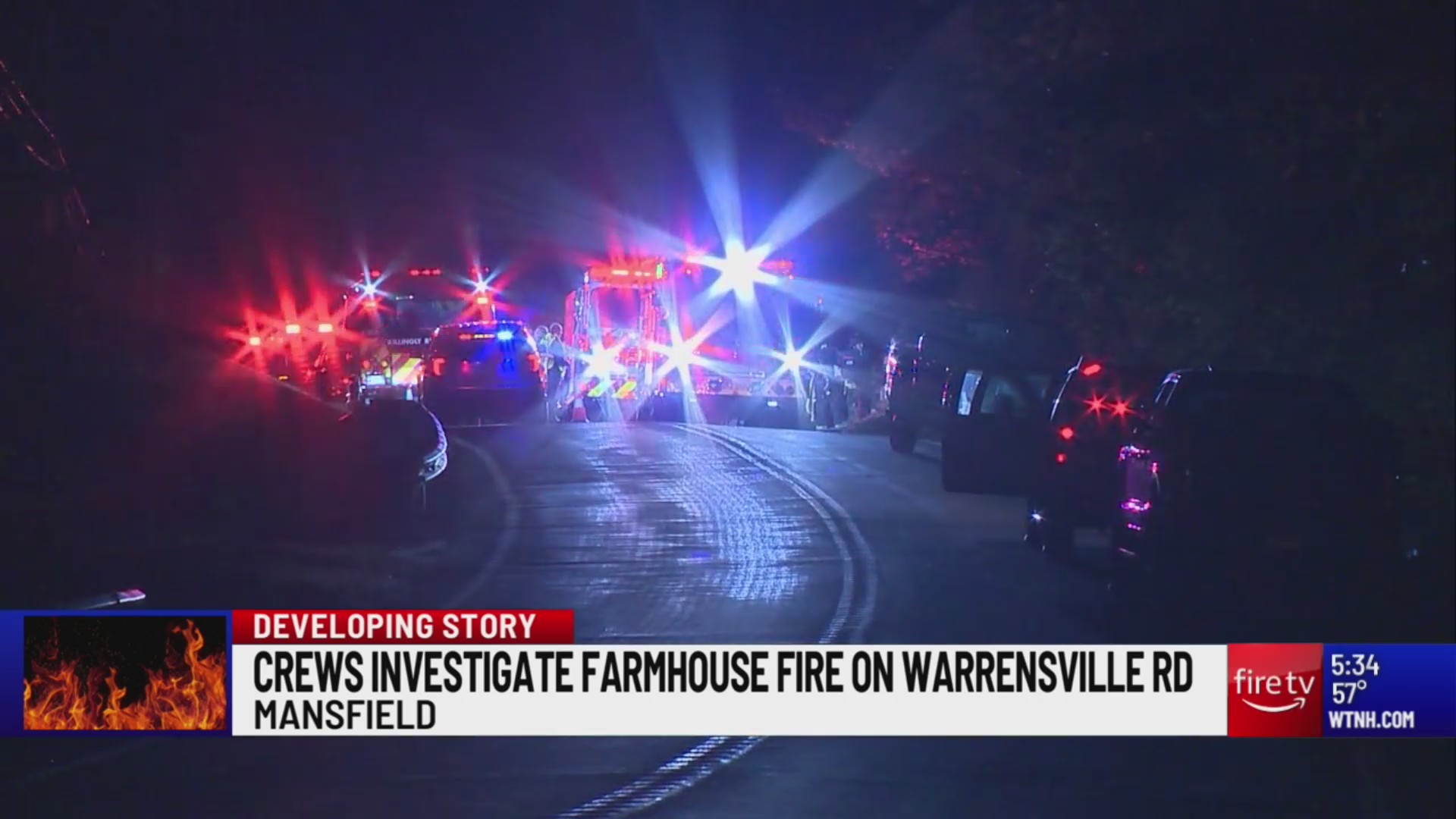 3 people rescued after house fire at alpaca farm in Mansfield
