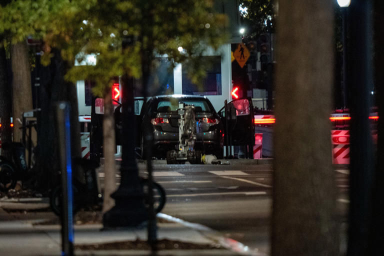 Driver Arrested After Car Crashes Into White House Security Gate