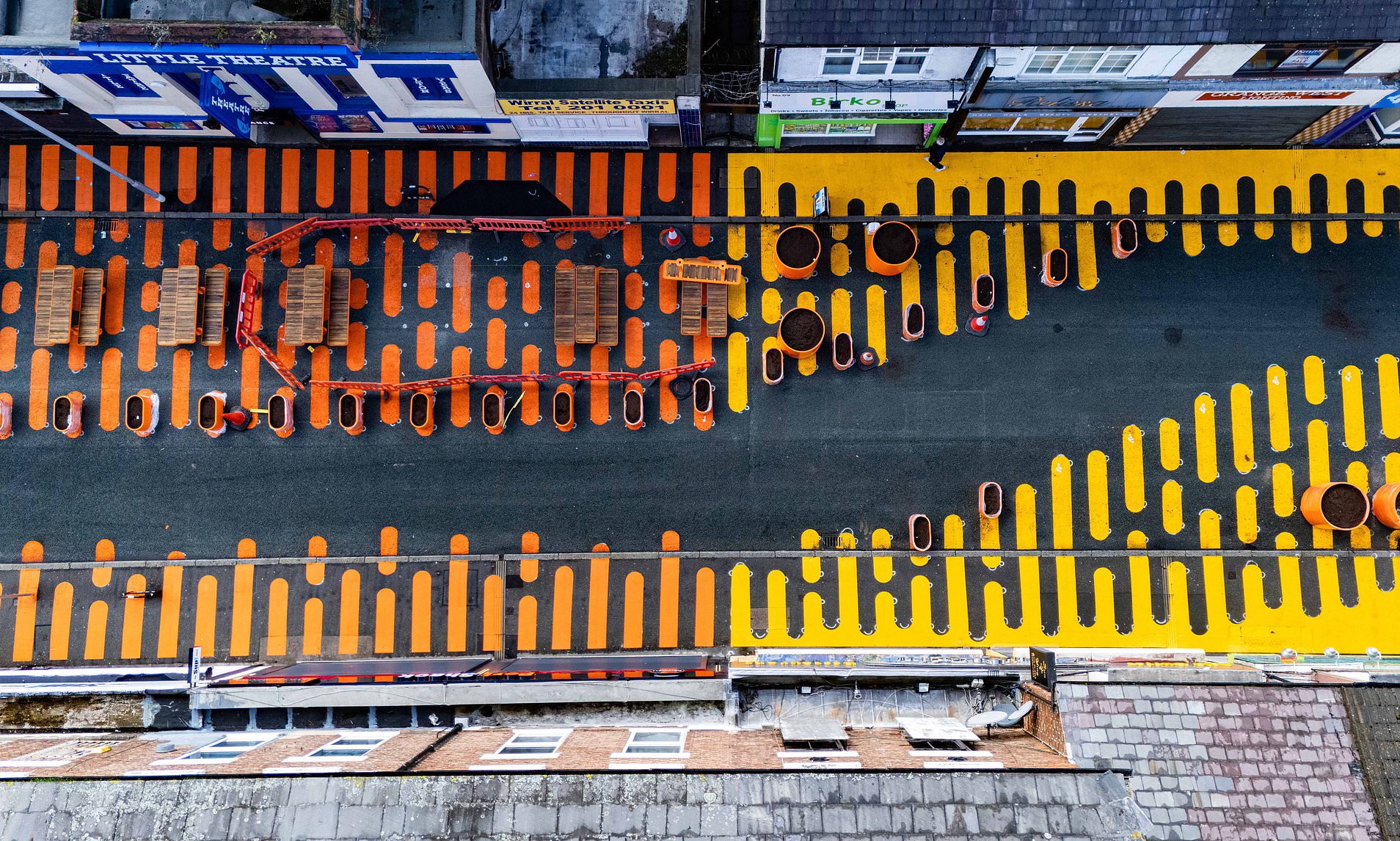 Confused motorists outraged at new 'giant Wotsits' road markings